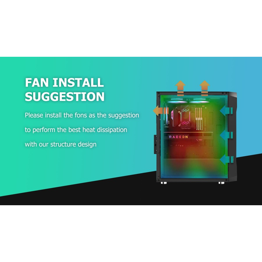 Jual Casing VENOMRX PRAVA - Free 2 Fan ARGB TEMPERED GLASS SIDE PANEL ...