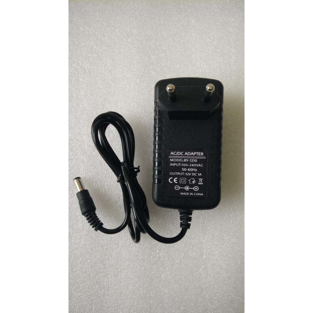 Jual AC/DC ADAPTOR 12V DC 1A model : RY-1210 | Shopee Indonesia