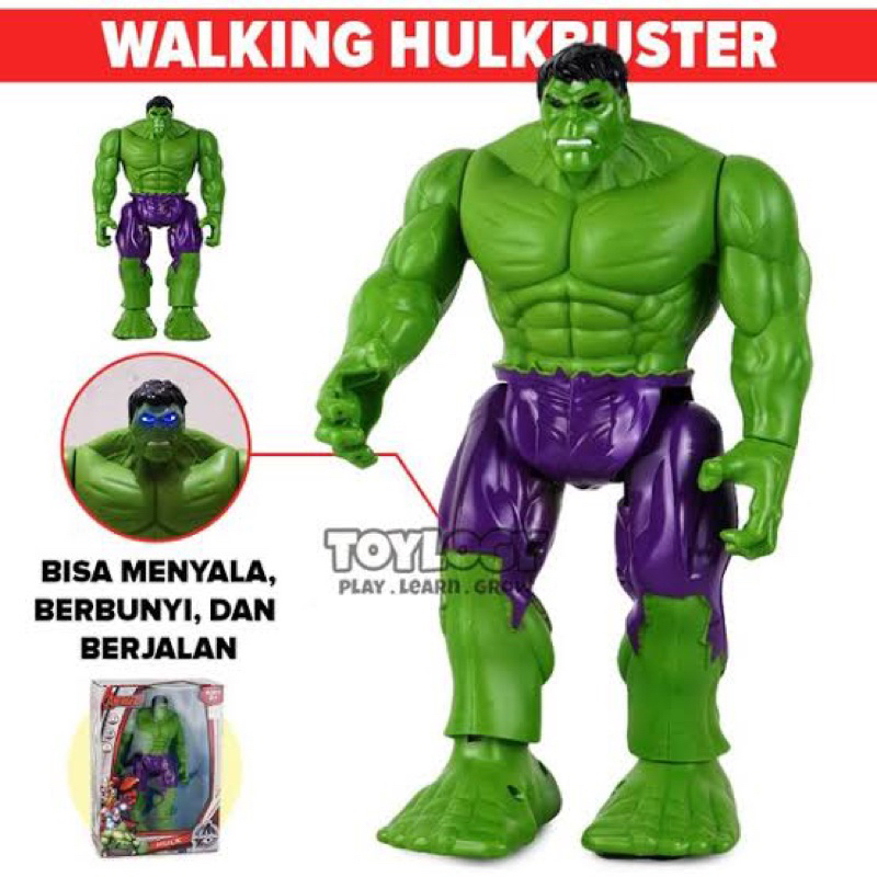 Jual (BISA COD) MAINAN ANAK ROBOT HULK BERJALAN / Mainan Anak Robot ...