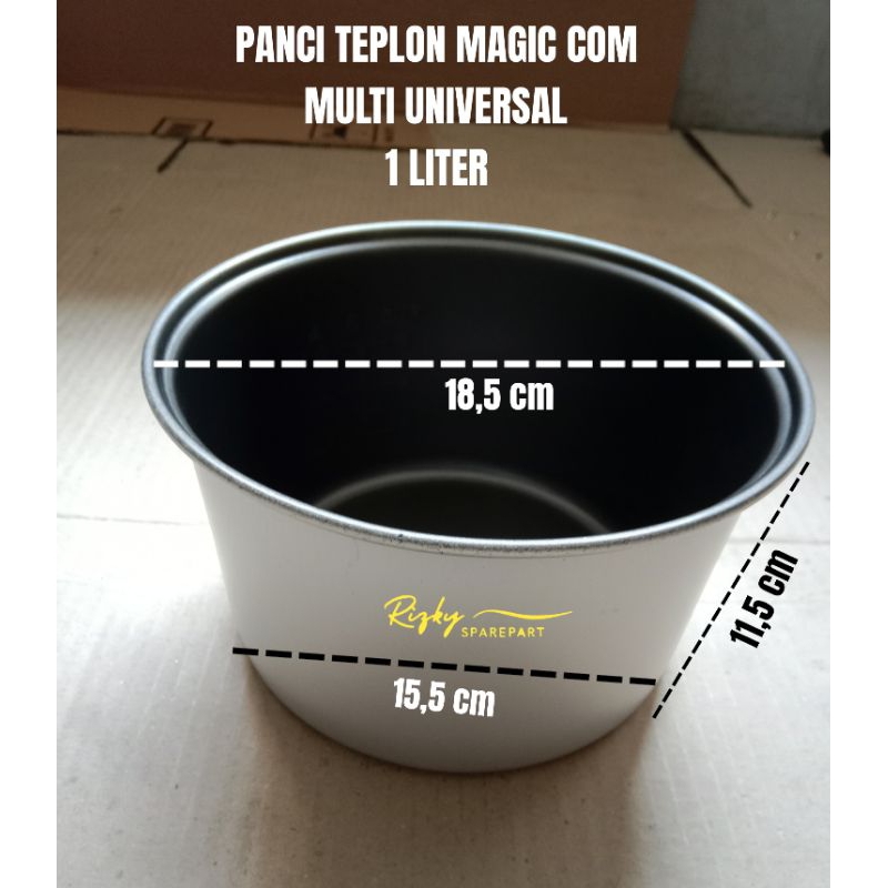 Jual Panci teplon magic com mini 1 liter multi universal | Shopee Indonesia