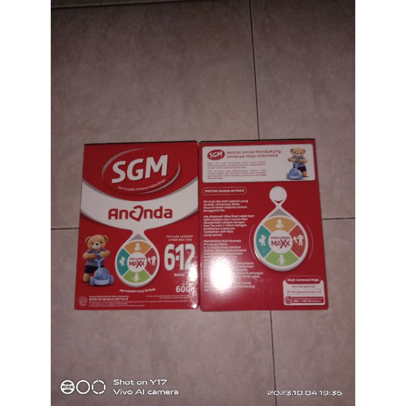 Jual Sgm Ananda 0-6 600gr, Sgm Ananda 6-12 600gr | Shopee Indonesia