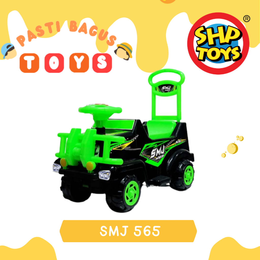 Jual Mainan Maenan Anak Ride On Toys Dorong Mobil SMJ 565 Monster - SHP ...