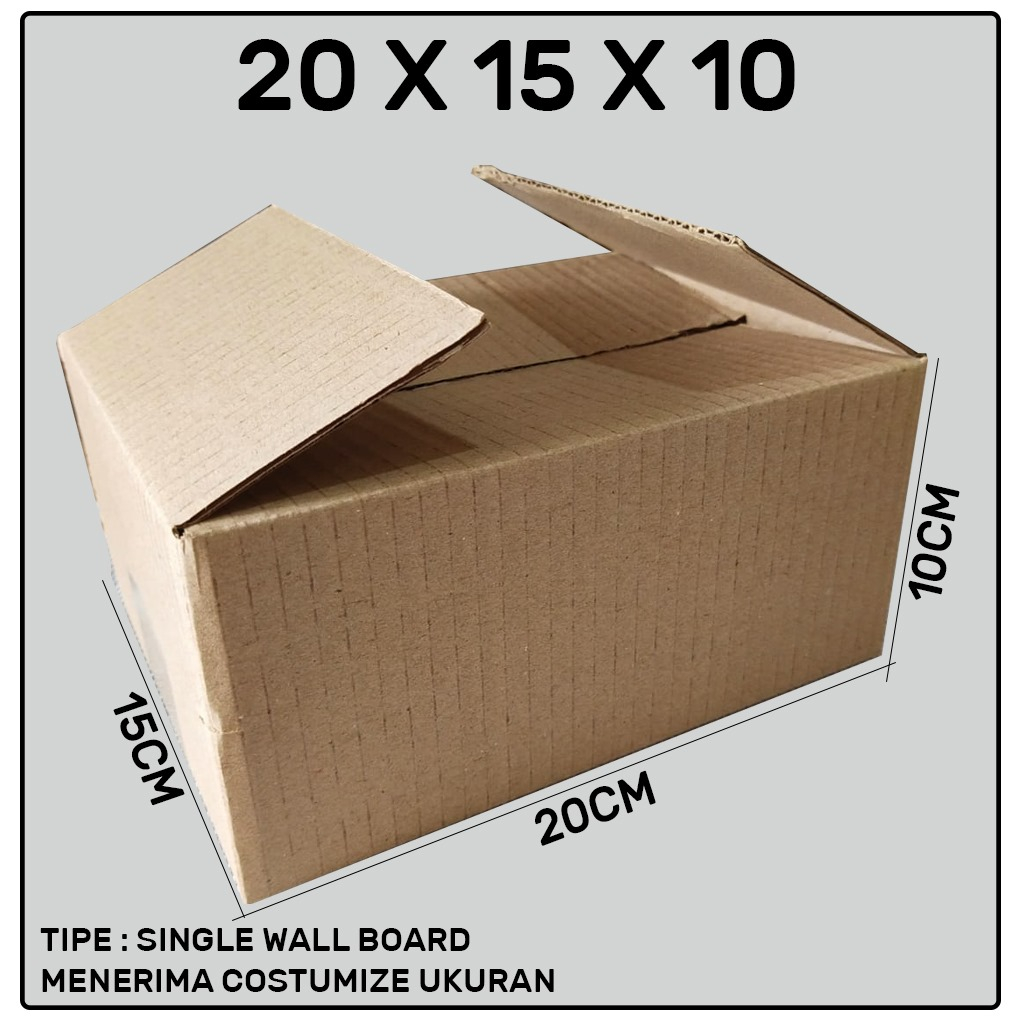 Jual Kardus Packing Box 20 x 15 x 10CM | Shopee Indonesia