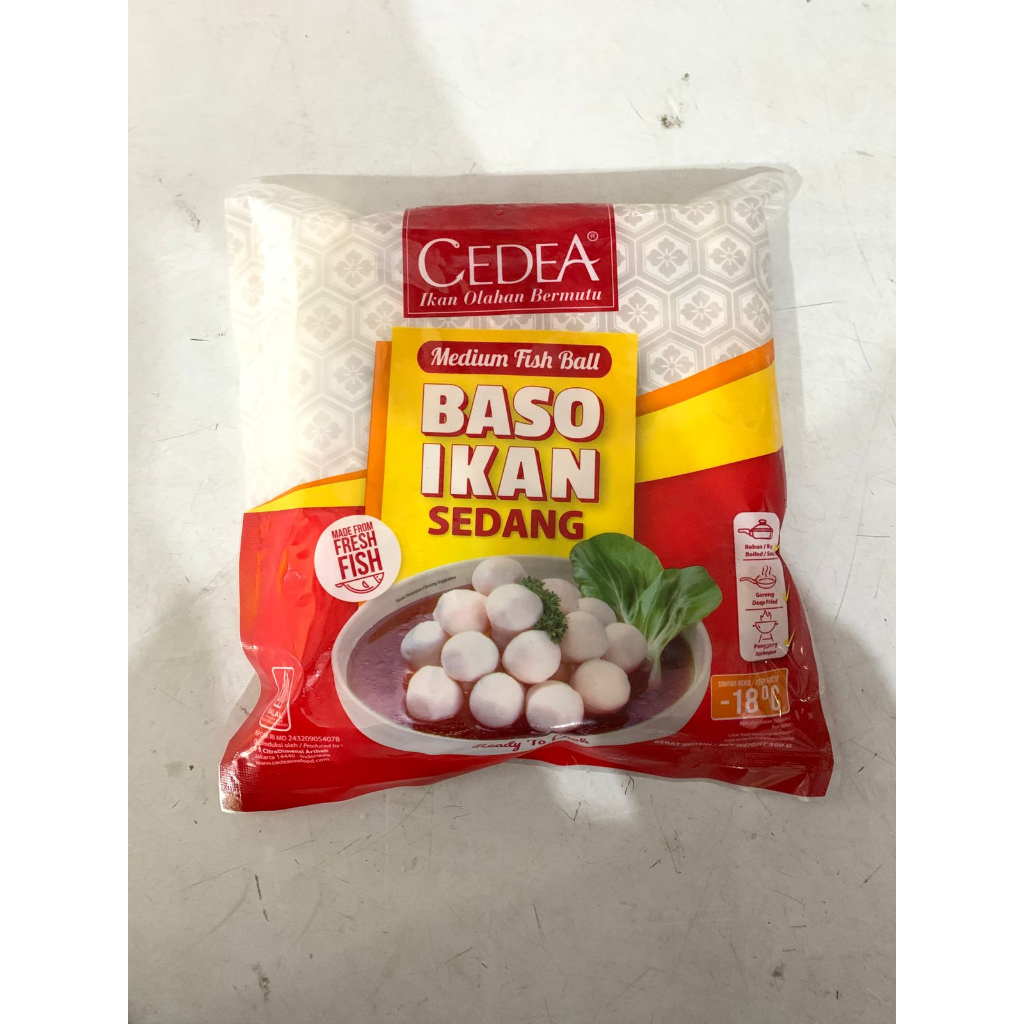 Jual CEDEA Fish Ball/Baso/Bakso Ikan SEDANG 500gr | Shopee Indonesia
