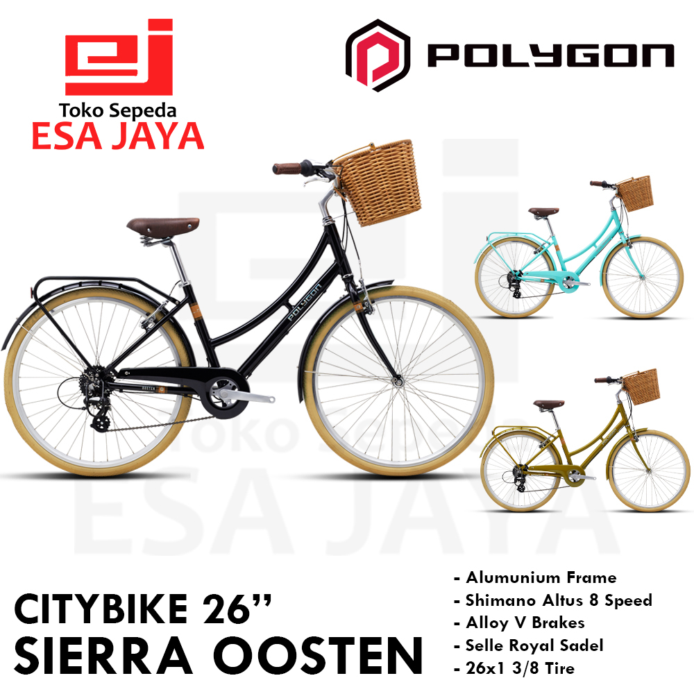 Jual Citybike Polygon Sierra Oosten 26" Alumunium 8 Speed Sepeda ...