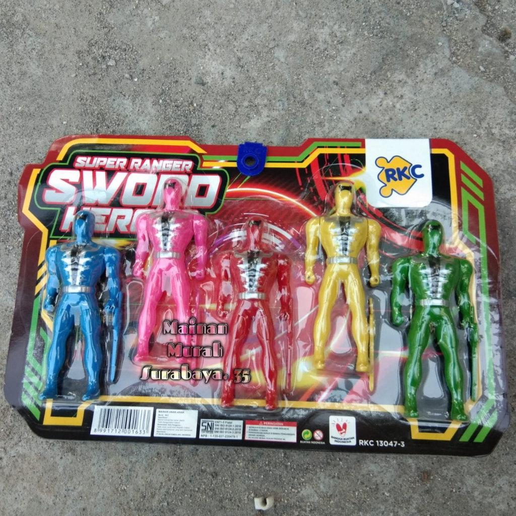 Jual Mainan Robot Power Rangers Set RKC 13047 Isi 5 pcs Super Ranger ... Jual Mainan Robot Power Rangers Set RKC 13047 Isi 5 pcs Super Ranger ...