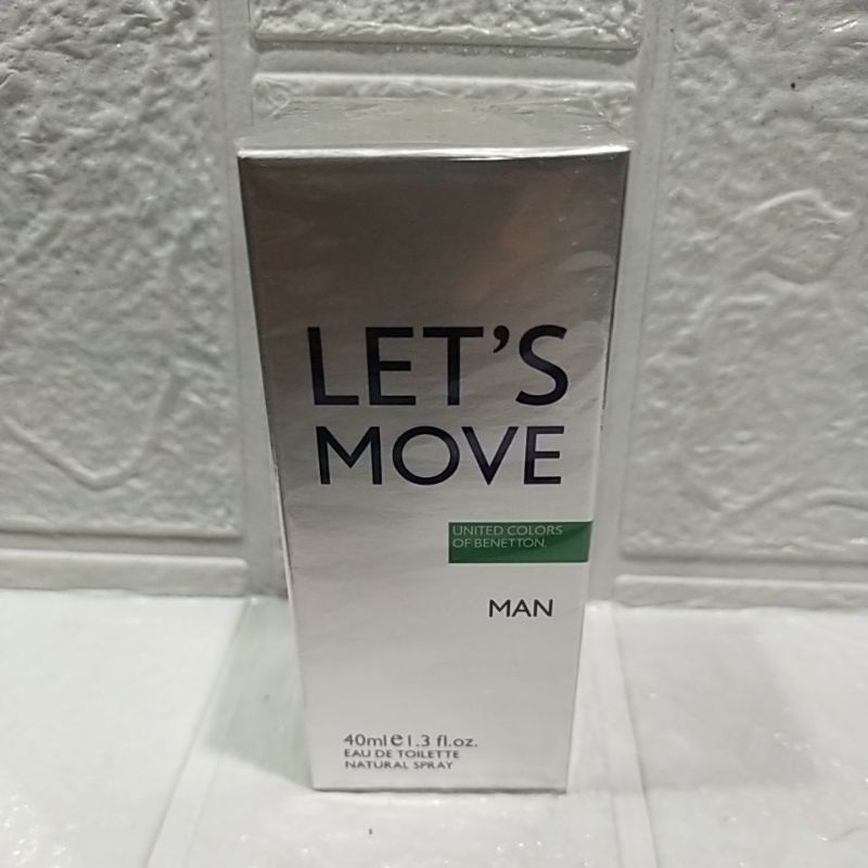 Jual Benetton let's move kan edt 40ml | Shopee Indonesia