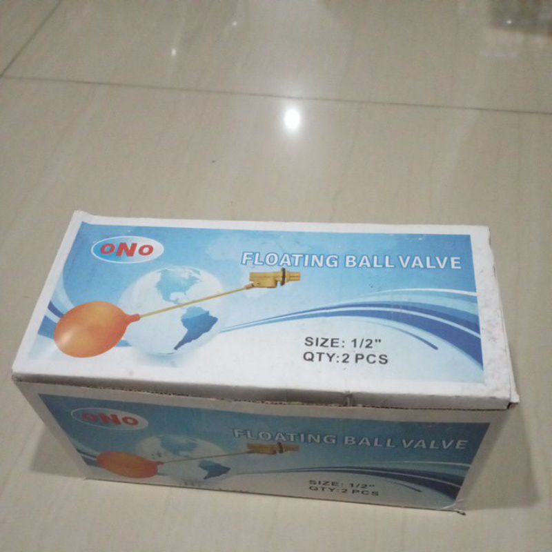 Jual Pelampung air kuningan ONO 1/2 Inch / floating ball valve Jamin ...