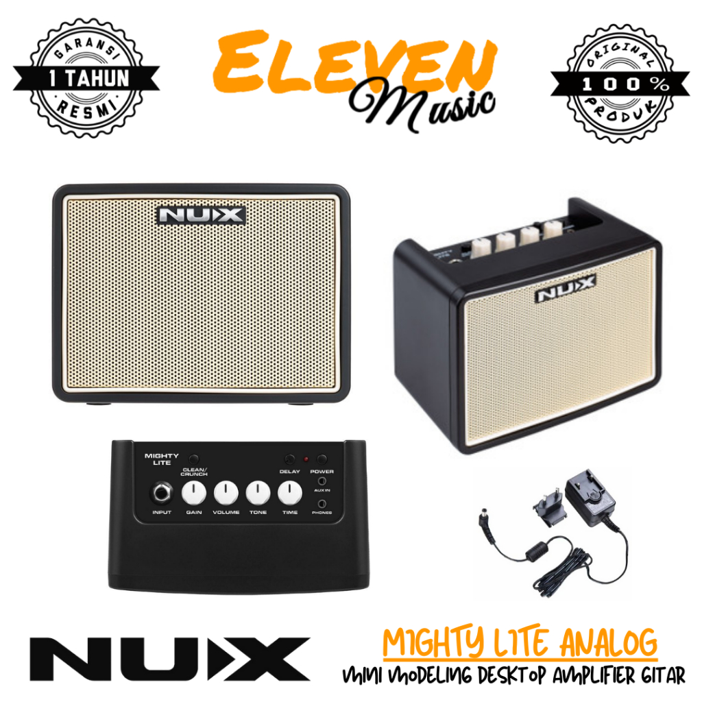 Jual Nux Mighty Lite Analog Mini Modeling Desktop Amplifier Gitar ...