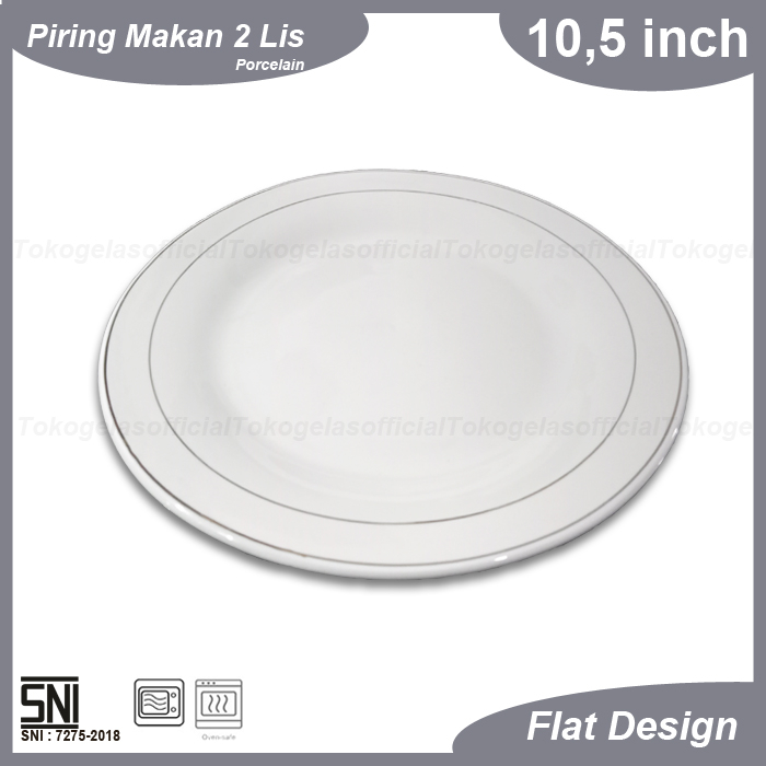 Jual Piring Makan Porcelain/Piring Keramik/Dinner Plate/Piring Nasi ...