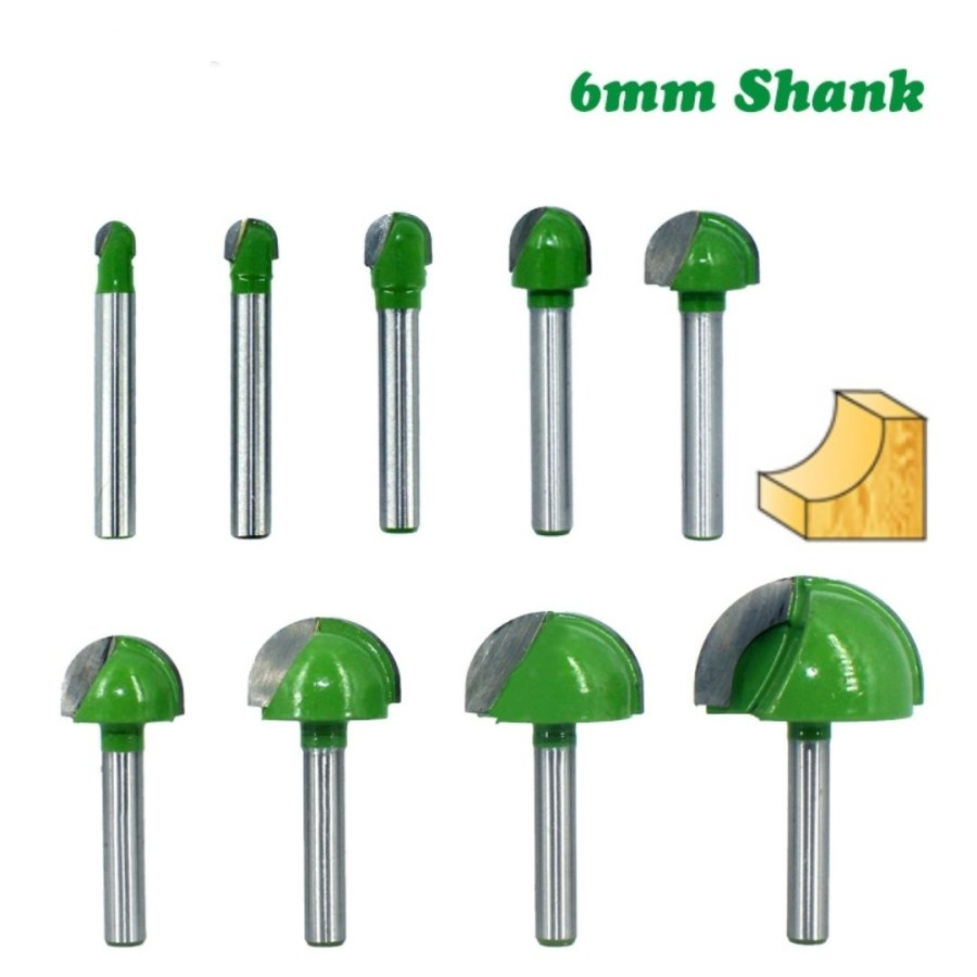 Jual Mata Profil Router CNC Setengah Lingkaran Round Bottom Shank 6mm ...