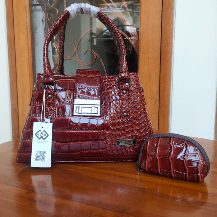 Jual TAS 3 RUANG BAHAN CROCO COCOK BUAT KE PESTA,KANTOR, DLL. | Shopee ...