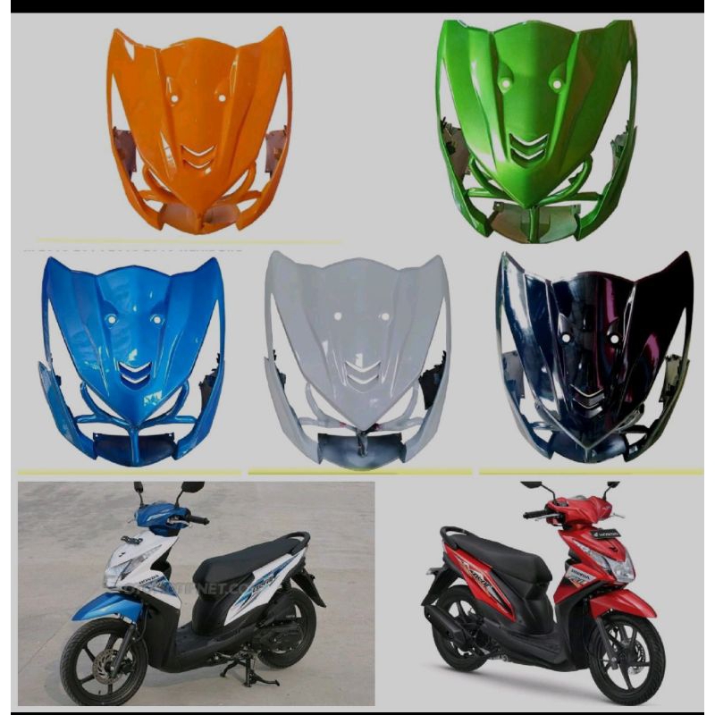 Jual Cover tameng body lampu depan beat fi injeksi 2013-2015 | Shopee ...