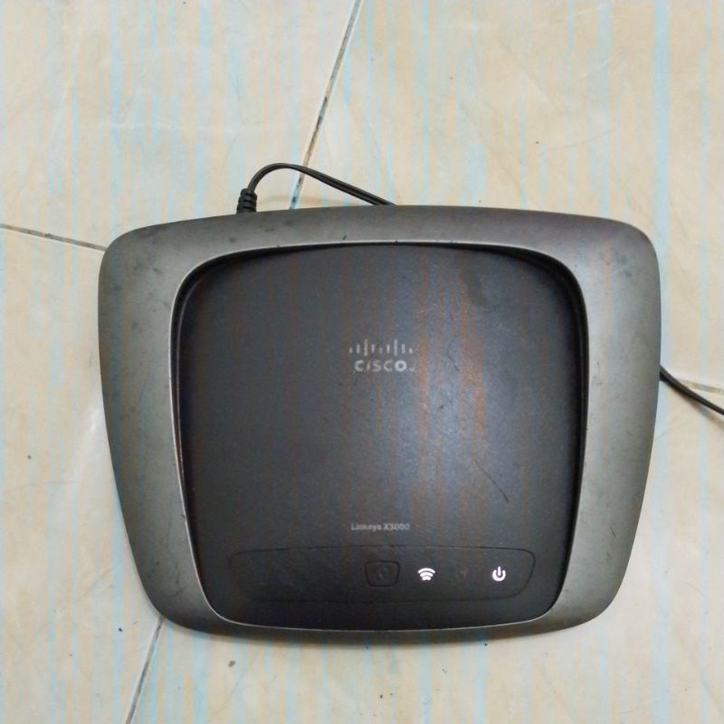 Jual CISCO LINKSYS X3000 GIGABIT WIRELESS RAUTER 300MBPS USB WAN PPPOE ...