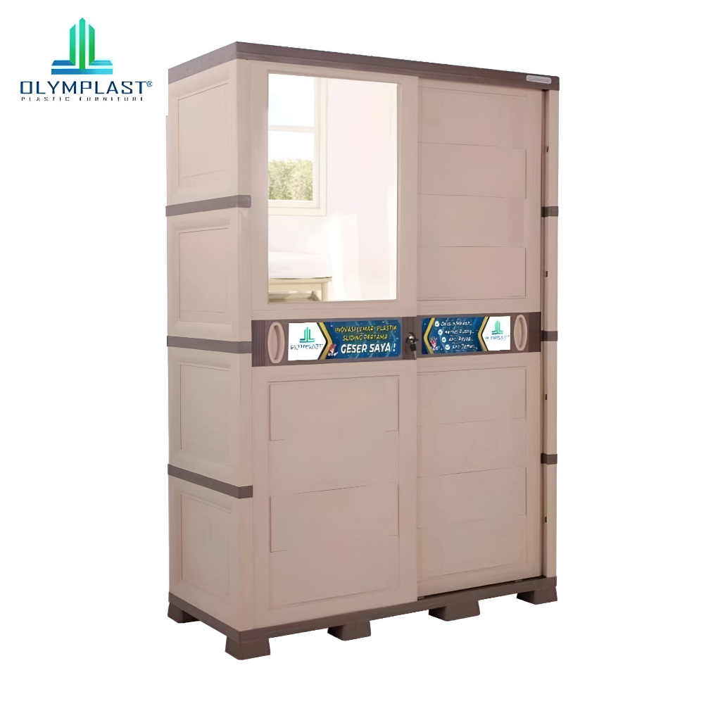 Jual Olymplast Lemari Pakaian Sliding 2 Pintu / Lemari Plastik ...