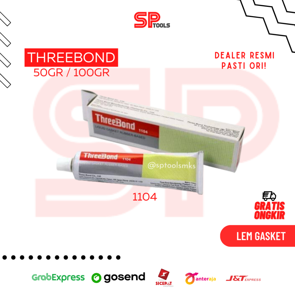 Jual LEM THREEBOND THREE BOND TRIBON PAKING GASKET TAHAN PANAS HI-TEMP ...