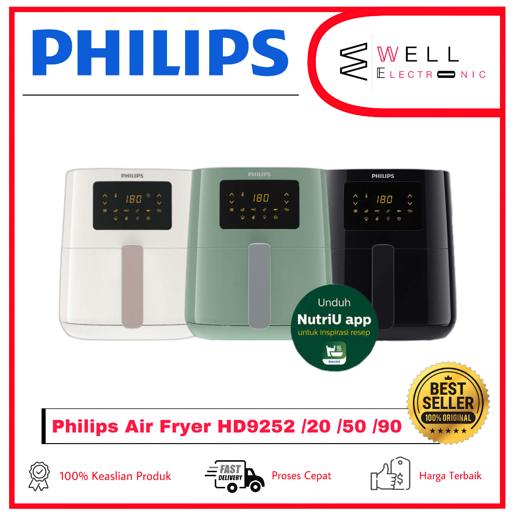 Jual PHILIPS AIR FRYER SPECTRE DIGITAL HD9252/90 HD9252/50 HD9252/20 HD ...