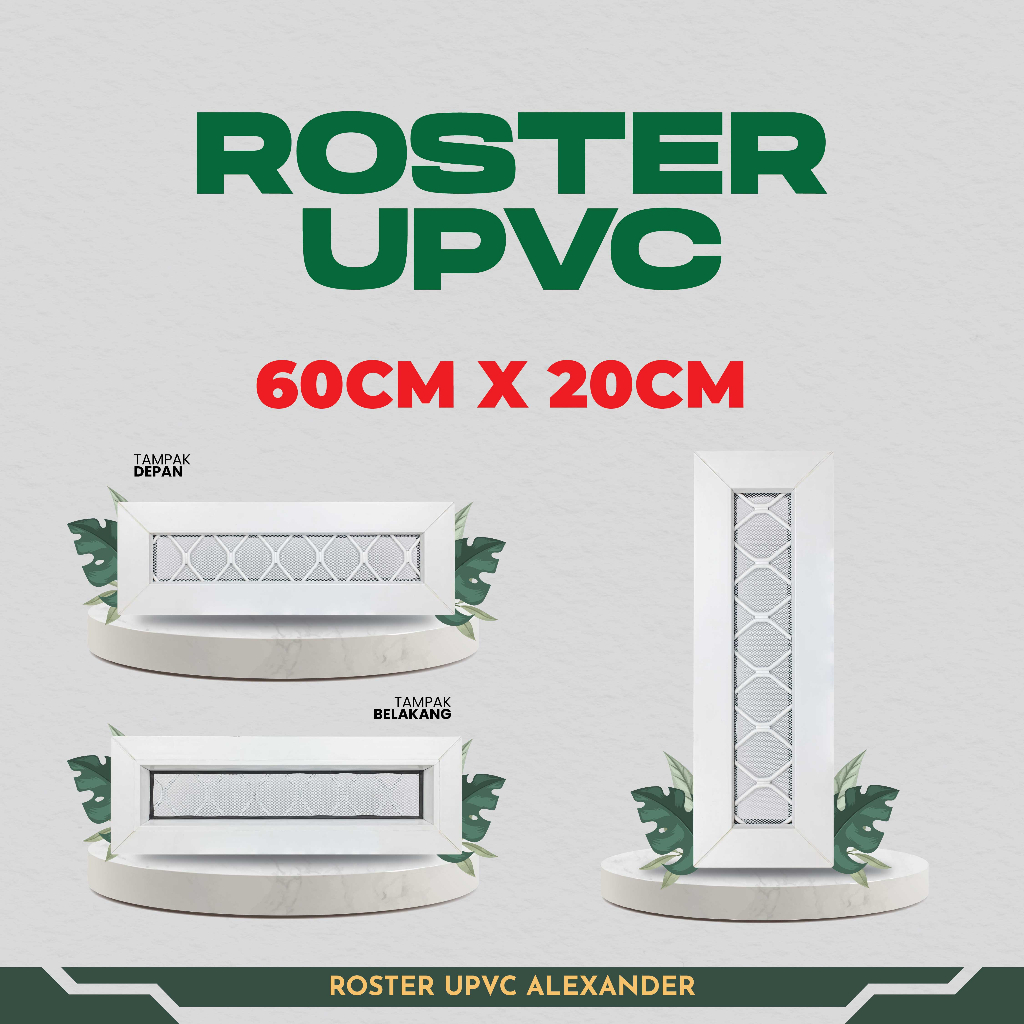 Jual JENDELA UPVC ROSTER EXPANDA KASA NYAMUK | Shopee Indonesia