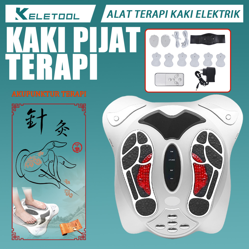 Jual Keletool Alat terapi Therapy kaki Pijat listrik Akupuntur Electromagnetic Foot Massager ...