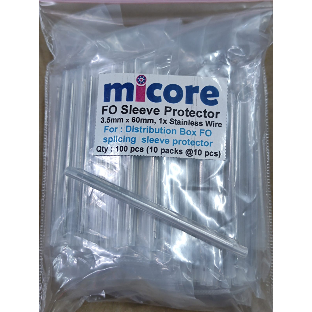 Jual Micore sleeve protector 3.5mm x 60mm (100pcs) | Shopee Indonesia