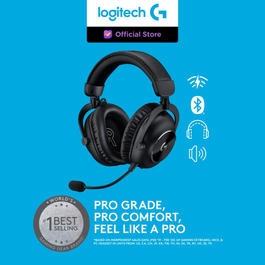 Jual Logitech G PRO X 2 LIGHTSPEED Headset Gaming Wireless Bluetooth ...