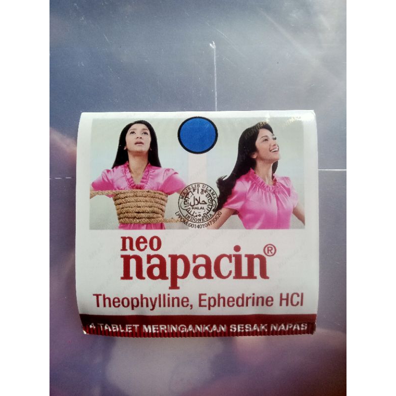 Jual Neo Napacin kemasan lama 2 komposisi harga per strip isi 4 Tablet ...