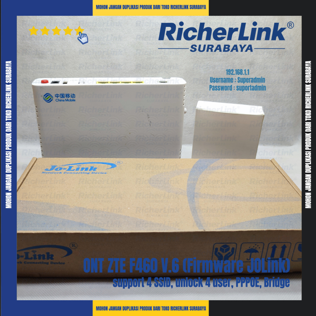 Jual ONU EPON ZTE F460 V6 (Bekas) | Shopee Indonesia