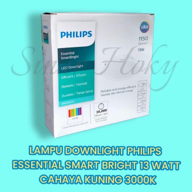 Jual Lampu Led Panel Tanam Downlight Philips 13w 13watt DN020B G3 ...