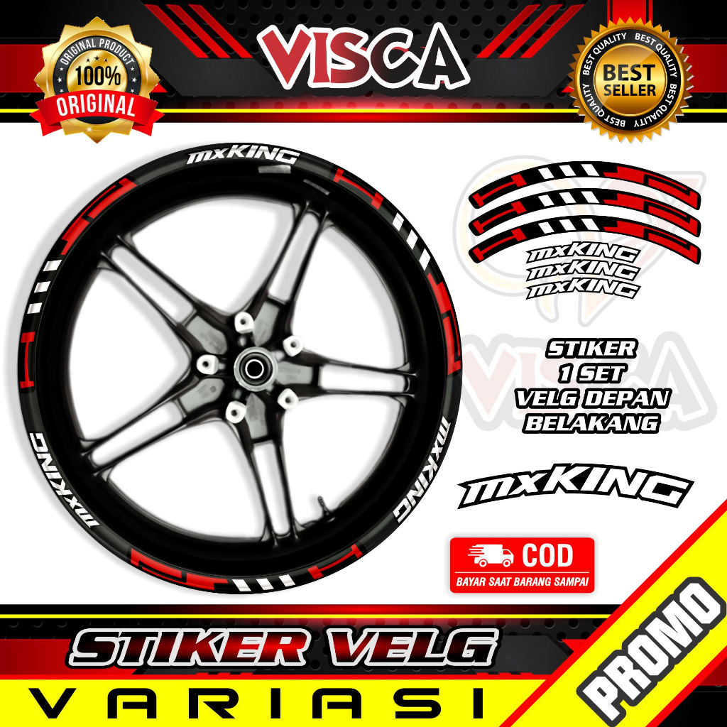 Jual Stiker Velg List Velg Motor Stiker Velg Sticker Velg MX KING List ...
