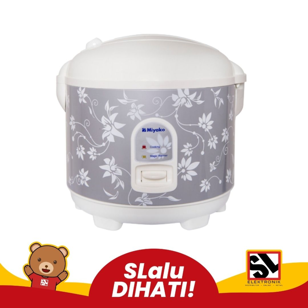 Jual MIYAKO Rice Cooker MCM 528 Elegan Abu-abu | Shopee Indonesia