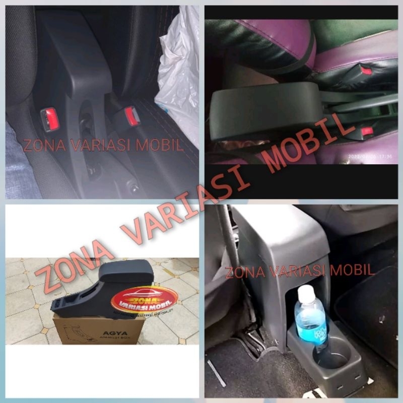Jual Console Box AGYA AYLA Armrest Box model tinggi + tutup berkualitas ...