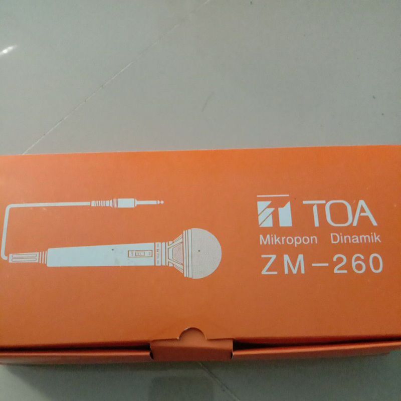 Jual mic / mik /microphone / Toa kabel ZM - 260 original TOA galva ...