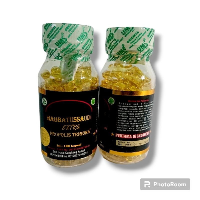 Jual Habbatussauda Extra Propolis Trigona UMS 100 Kapsul | Shopee Indonesia