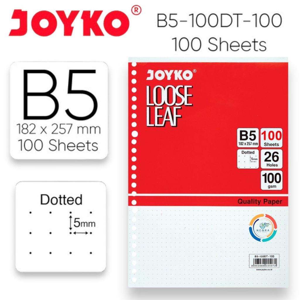 Jual Joyko Loose Leaf | Kertas Isi File Binder A5 - B5 (100 & 150 Lembar) | Shopee Indonesia