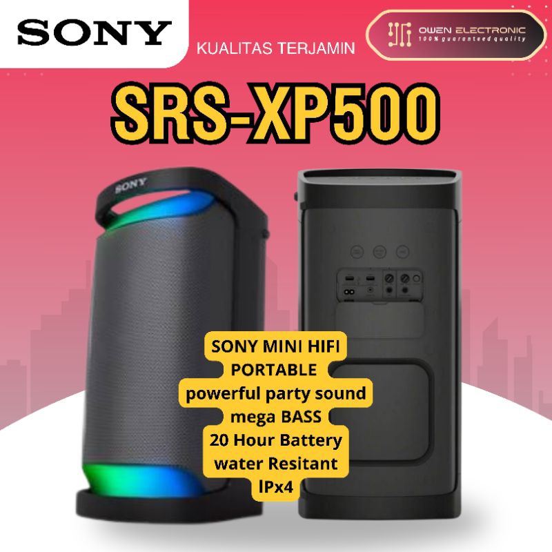 Jual SONY HIFI SRS-XP500/SRS XP500 KARAOKE PARTY SOUND | Shopee Indonesia