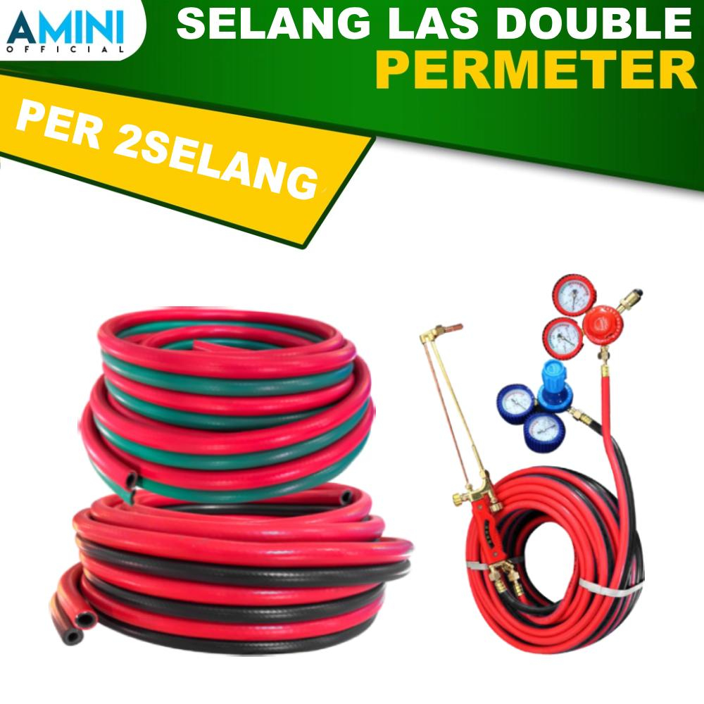 Jual SELANG LAS DOUBLE PER METER / SELANG LAS BLENDER METERAN /SELANG ...