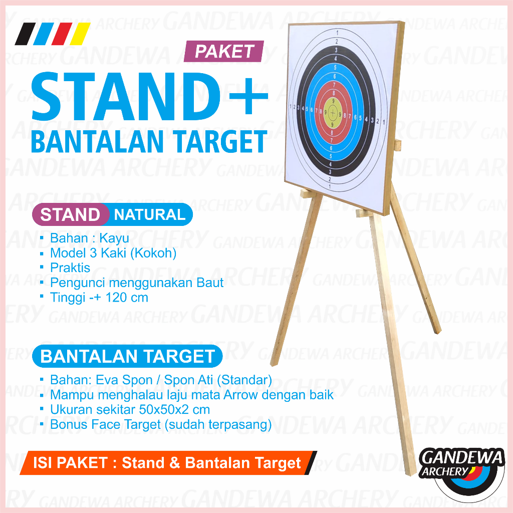 Jual PAKET STAND DAN BANTALAN TARGET PANAH | Shopee Indonesia