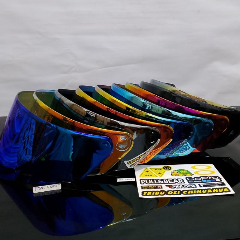 Jual Visor Helm KYT TTC / Kaca KYT TT COURSE PNP Bonus Stiker | Shopee ...