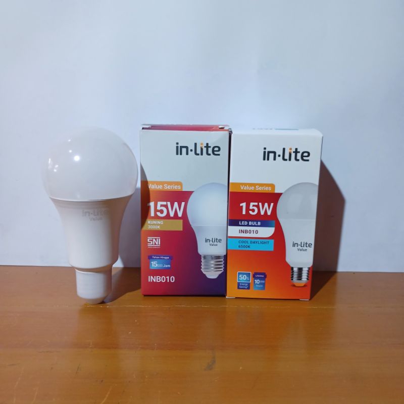 Jual Lampu led bulb value INB010 inlite 15Watt | Shopee Indonesia