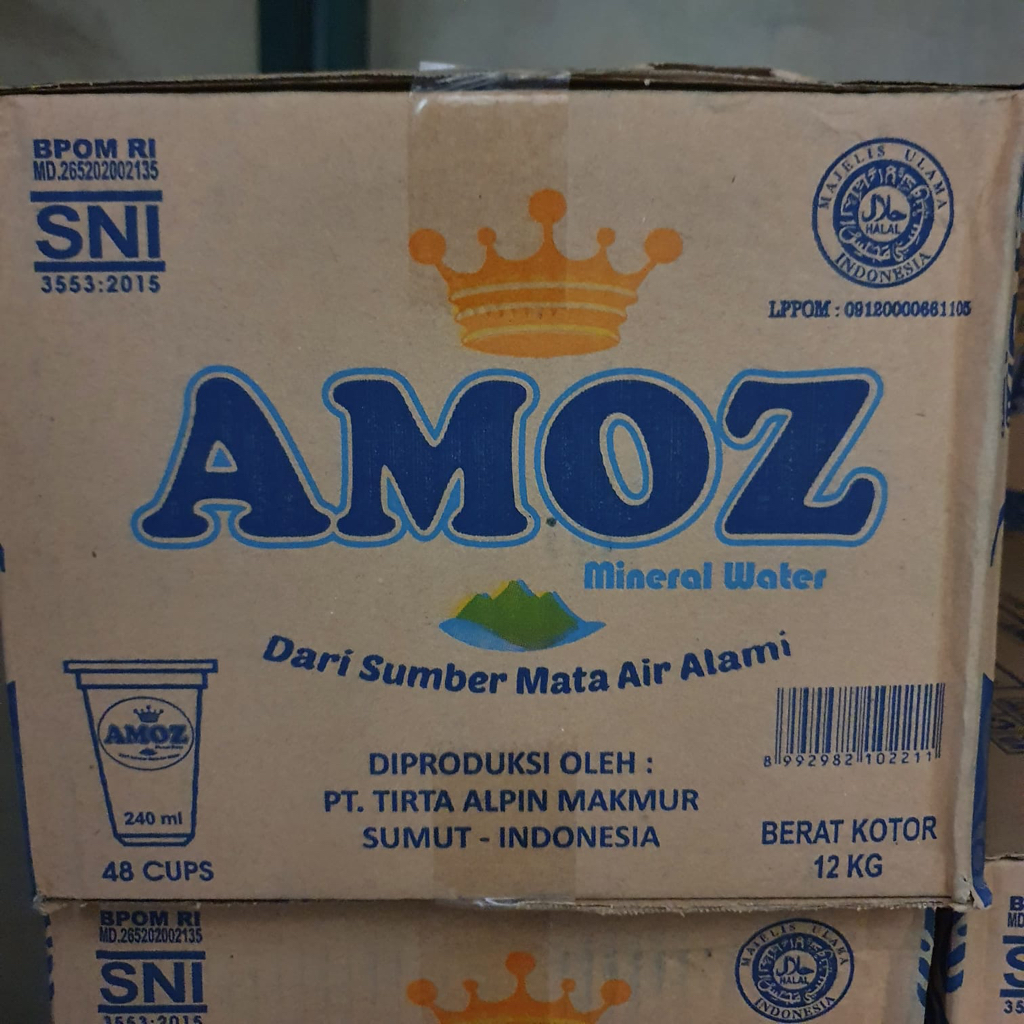 Jual AMOZ CUP 1 DUS / 1 KARTON (48x240ml) | Shopee Indonesia