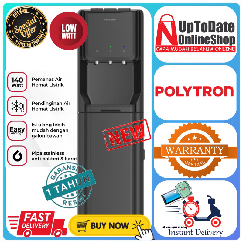 Jual DISPENSER POLYTRON GALON BAWAH PWC-500 PWC500 FAST HEATING MODE ...