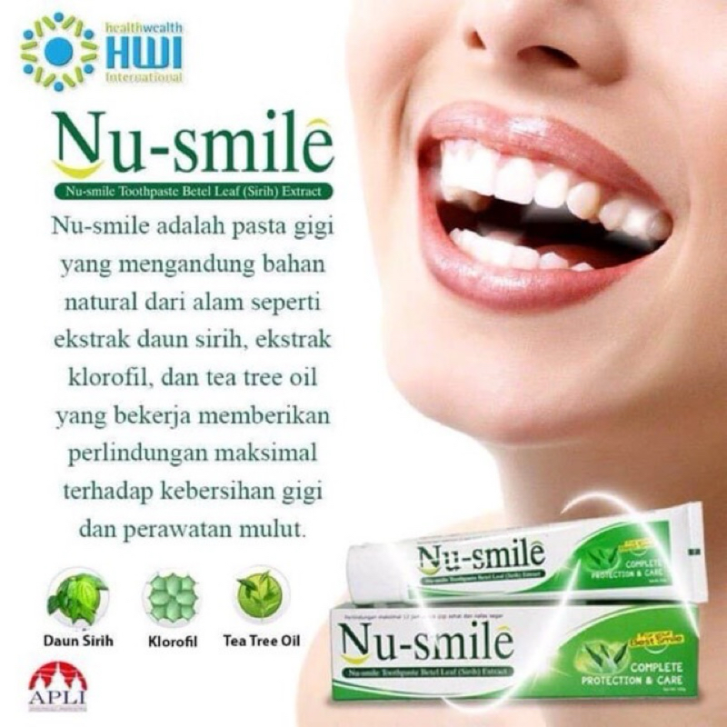 Jual Nu-Smile Pasta Gigi Toothpaste 100gr 100% Original | Shopee Indonesia