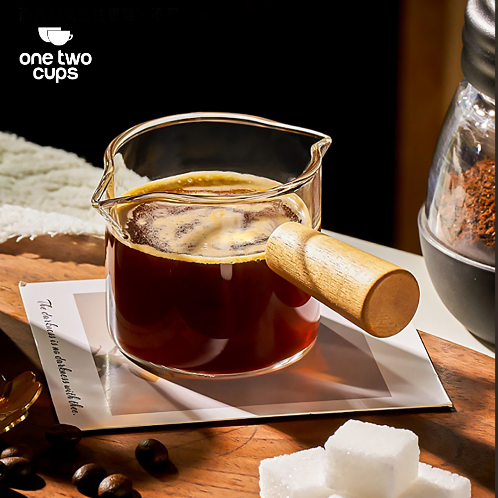 Jual One Two Cups Gelas Takar Espresso Measuring Cup Double Mouth 75 ml ...