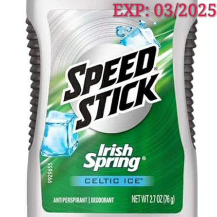 Jual Speed Stick Antiperspirant Deodorant - IRISH SPRING CELTIC ICE 76g ...