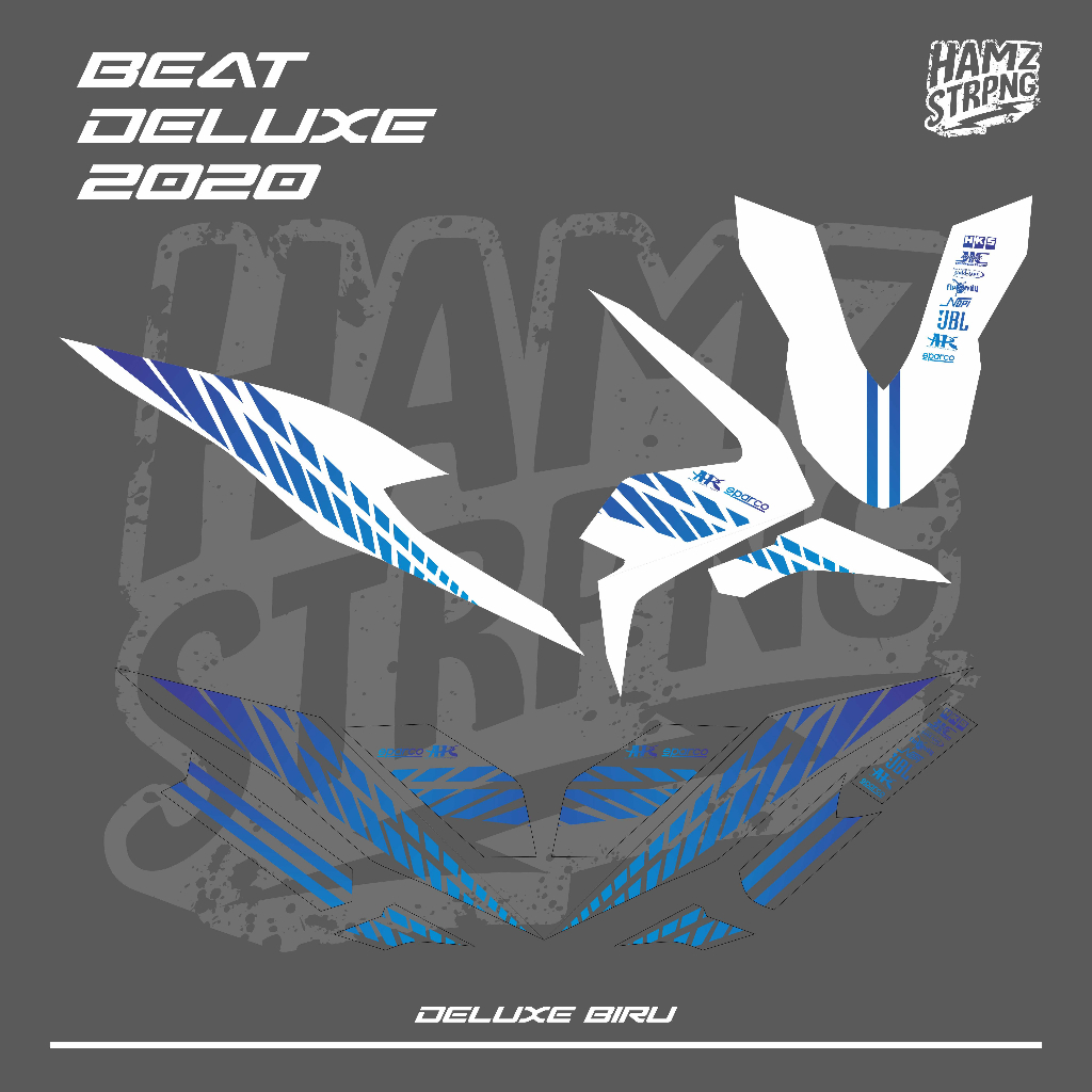 Jual Striping Transparant Beat Deluxe Skyline Fast & Furious Livery ...