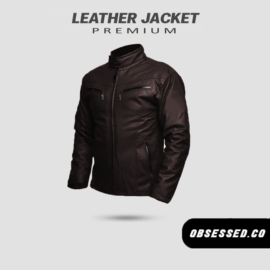 Jual Jaket Kulit Motor Pria Anti Air dan Angin Model Racing / Jaket ...