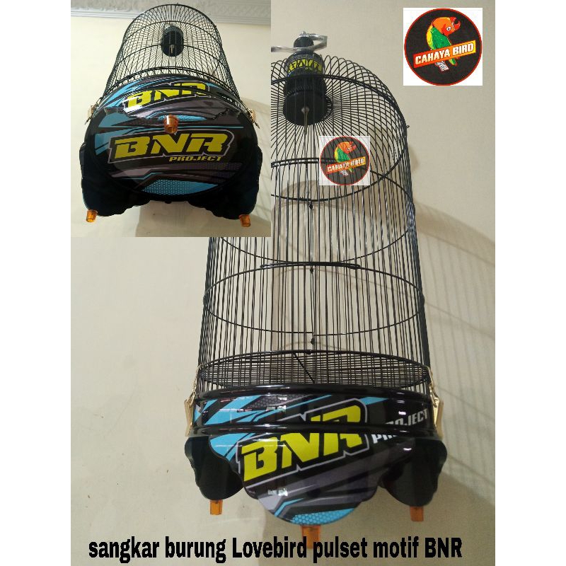 Jual SANGKAR BURUNG LOVEBIRD TEBOK PVC SEMOK TEBAL MOTIF BNR | Shopee ...