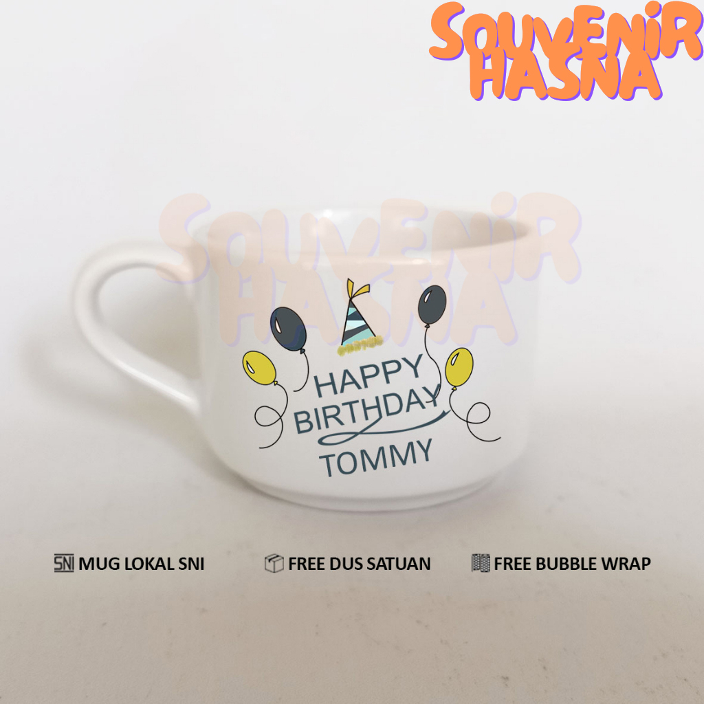 Jual Mug cangkir custom gambar logo nama | Shopee Indonesia