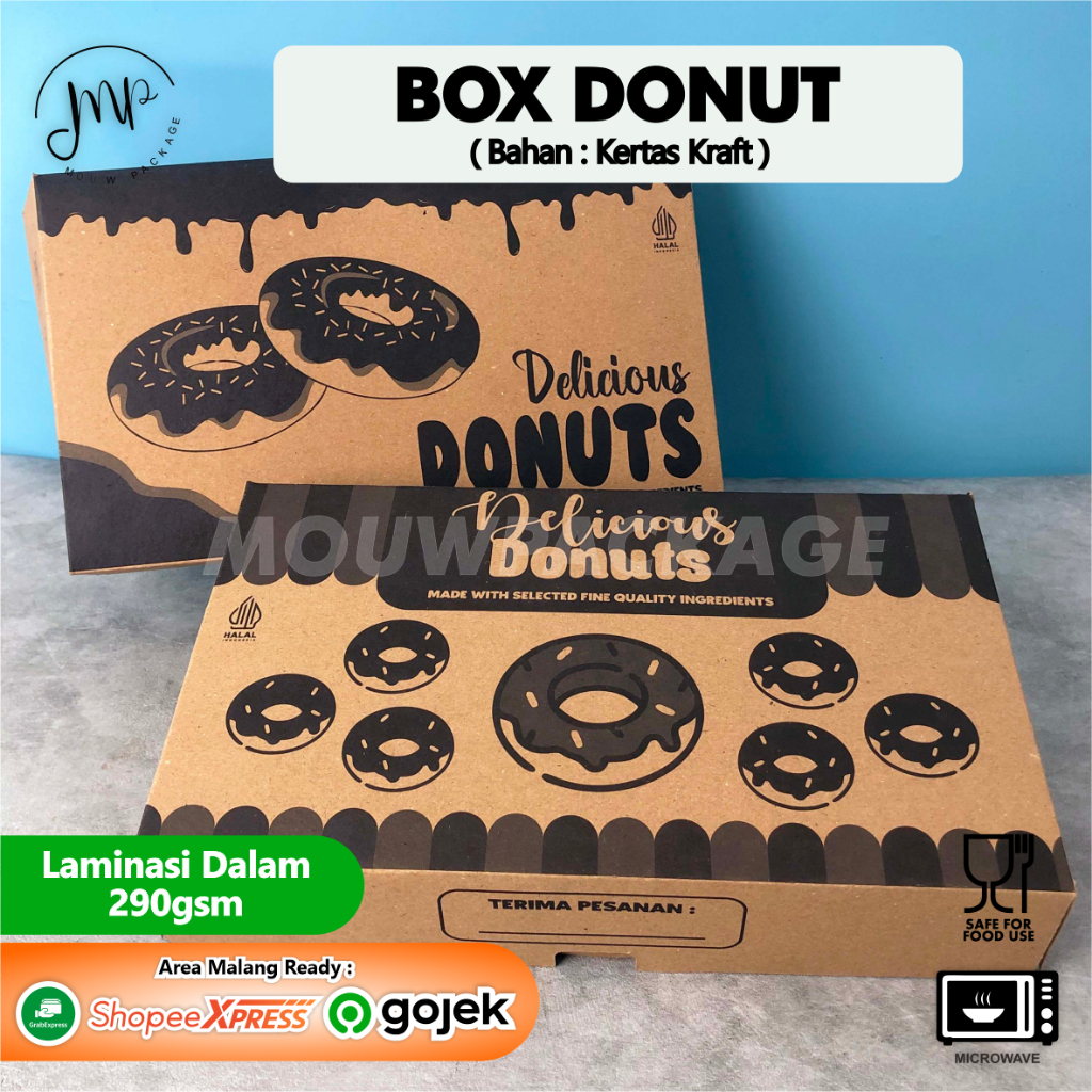 Jual BOX DONAT / DUS DONAT / KOTAK DONAT / BOX DONAT ISI 6 | Shopee ...