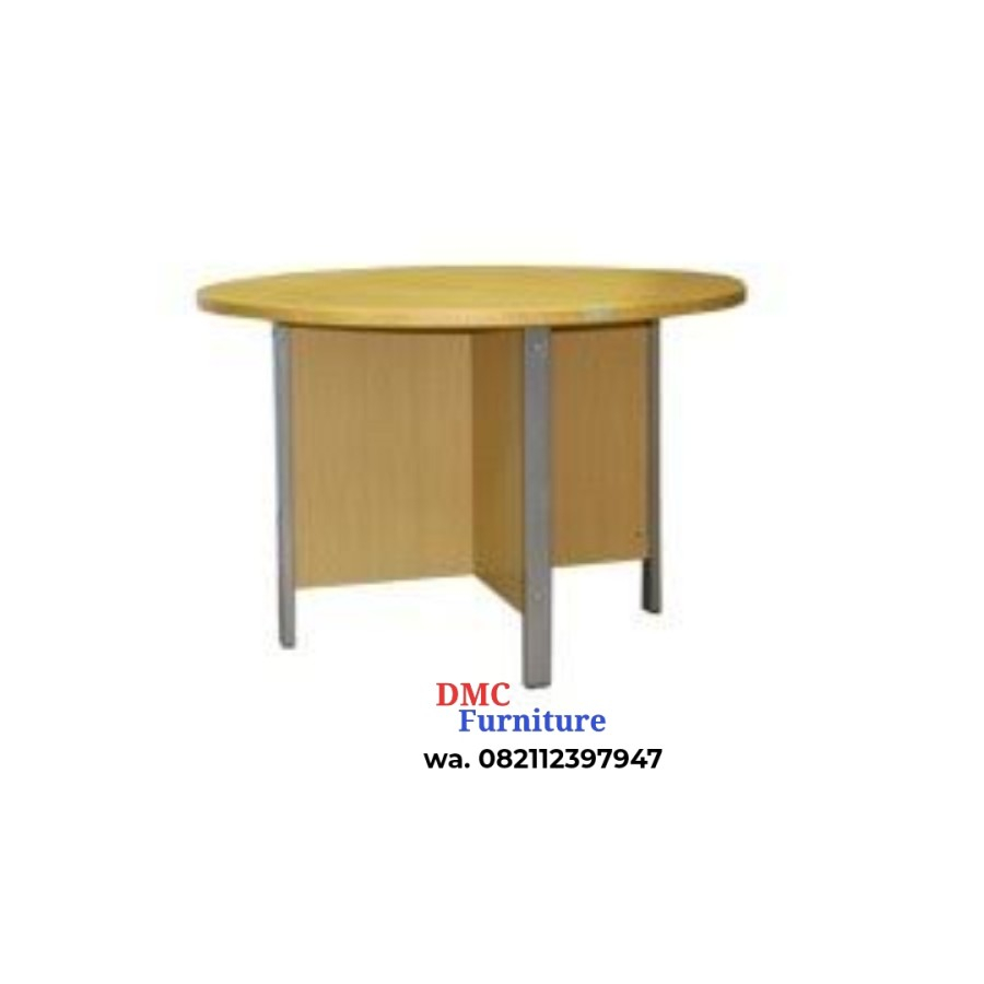 Jual Meja Meeting Bulat Meja Rapat Bulat Meja Kaki besi Meja kantor ...